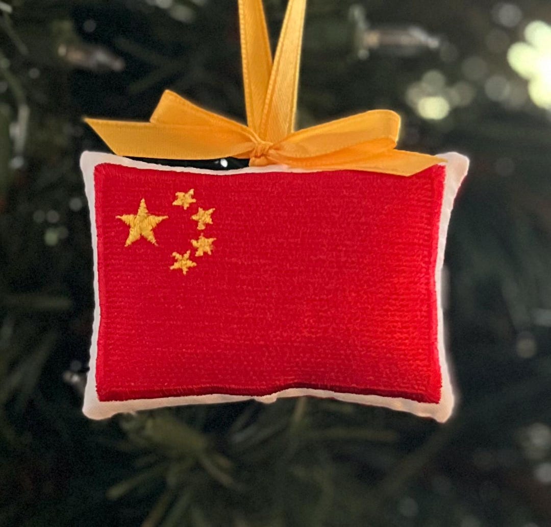 China Chinese Flag Christmas Ornament Gift Travel Souvenir Stocking ...