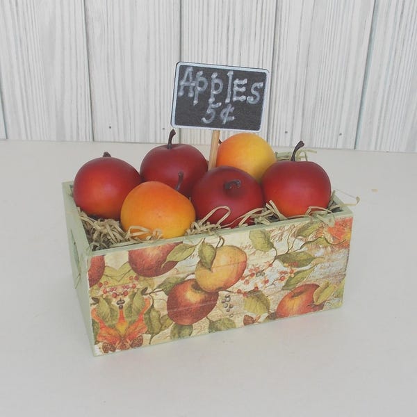 Apple Crate - Etsy
