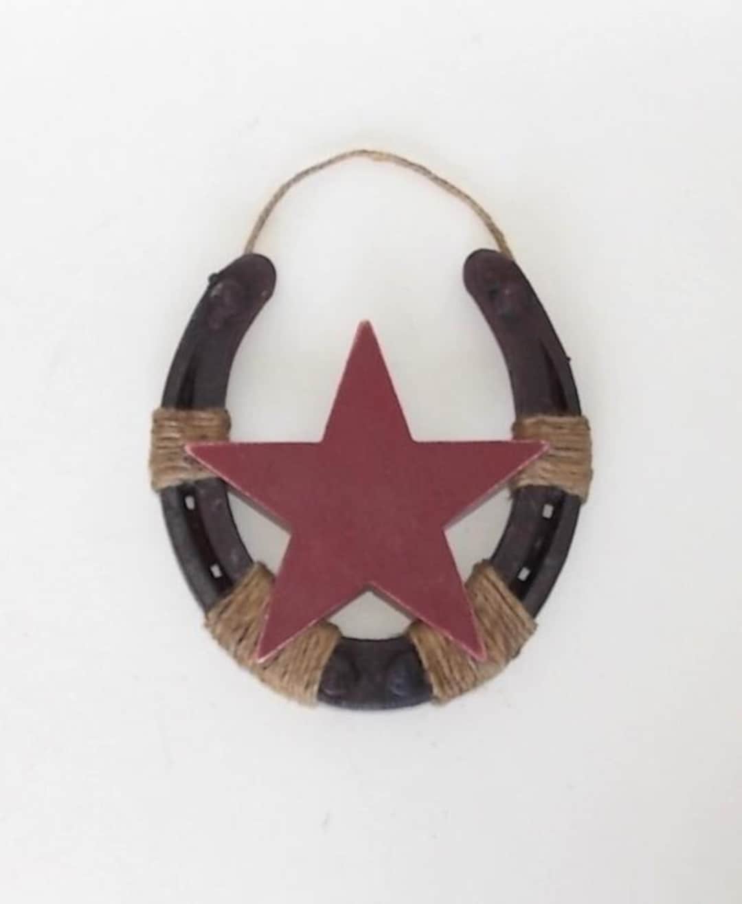 Horseshoe Wall Decor With Star, Lucky Horseshoe, Good Luck, Horseshoe ...