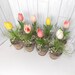 Primitive Tulip Pots, Primitive Flowers,primitive Flower Pot, Rustic ...