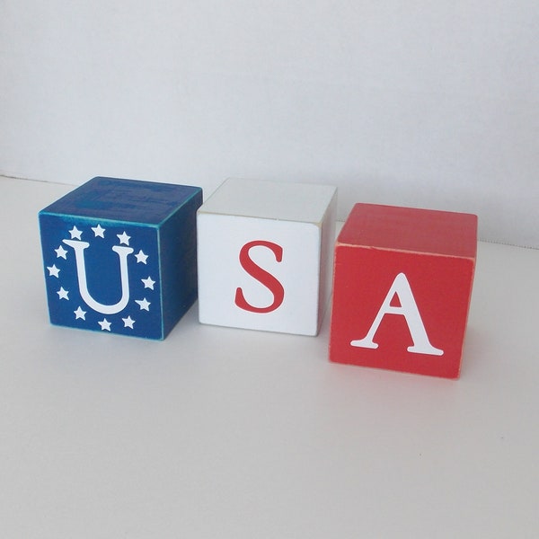 Wooden Letter Blocks - Etsy