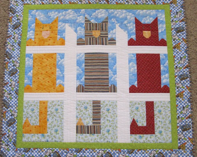Cat Quilt - Etsy