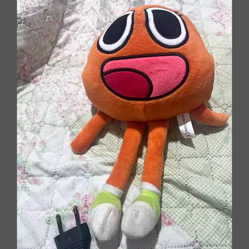 Amazing World Plushie, Gumball Darwin Bunny Dolls, Cute Soft Plushie ...