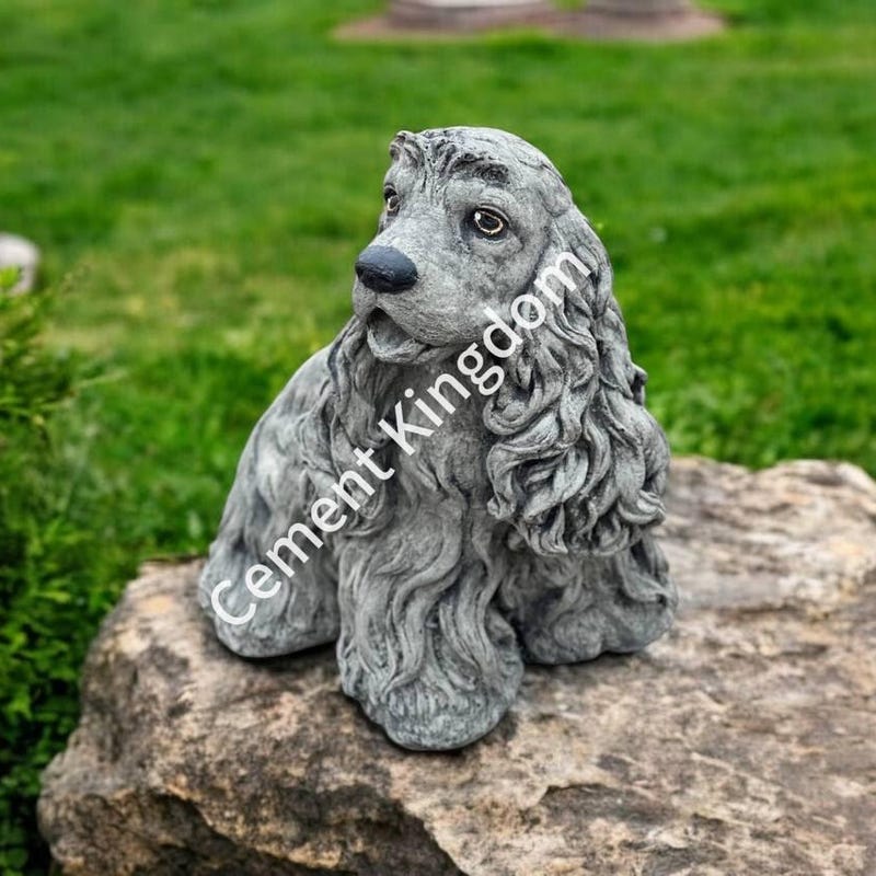 Cocker Spaniel Outdoor Statue - Etsy