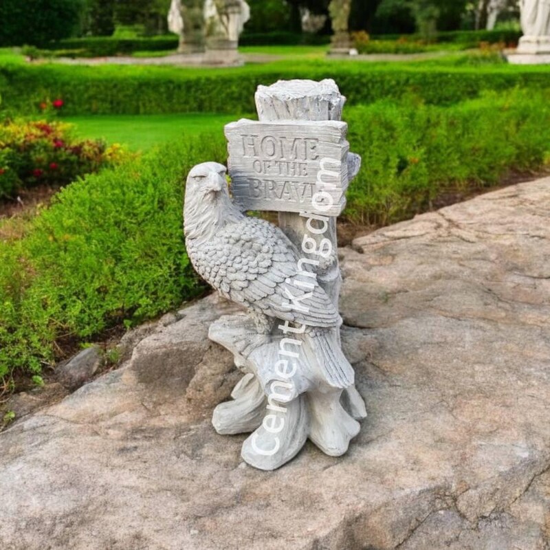 Concrete Eagle Statues - Etsy