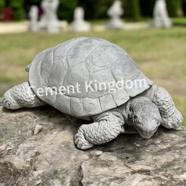 Large Garden Turtle Statue - Etsy