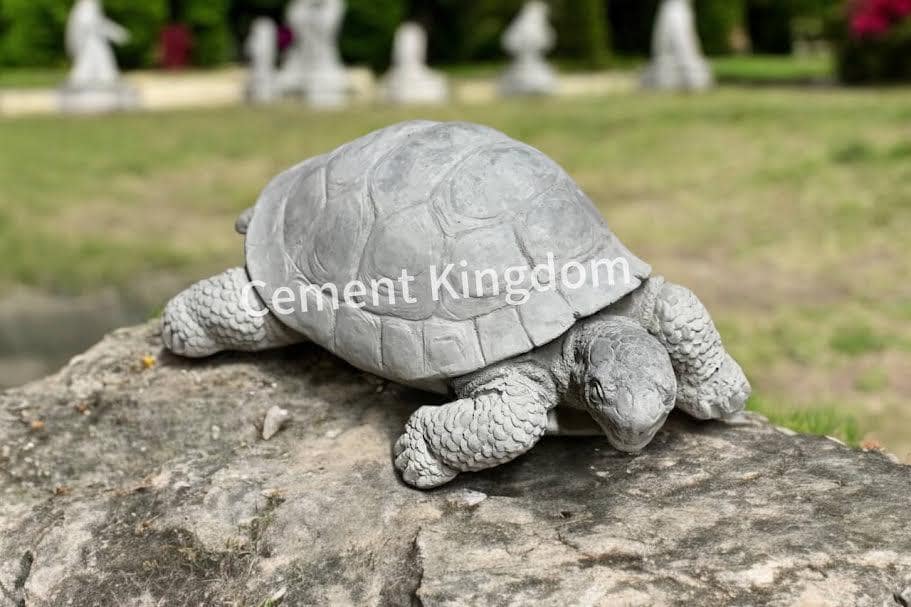 Large Turtle Statue, Concrete Turtle Sculpture, Ocean Animal Figurine ...