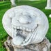 Face Laughing, Happy Face Statue, Concrete Face Sculpture, Detailed ...