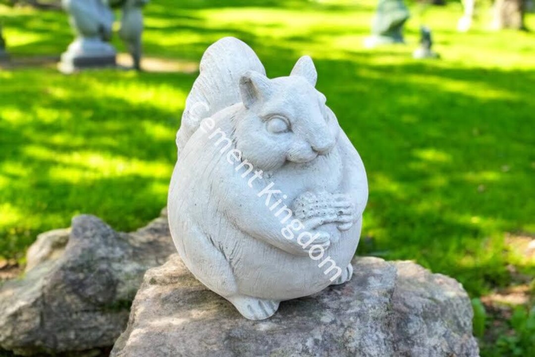 Bubba Squirrel, Garden Statue, Standing Squirrel Figure, Wild Style Art ...