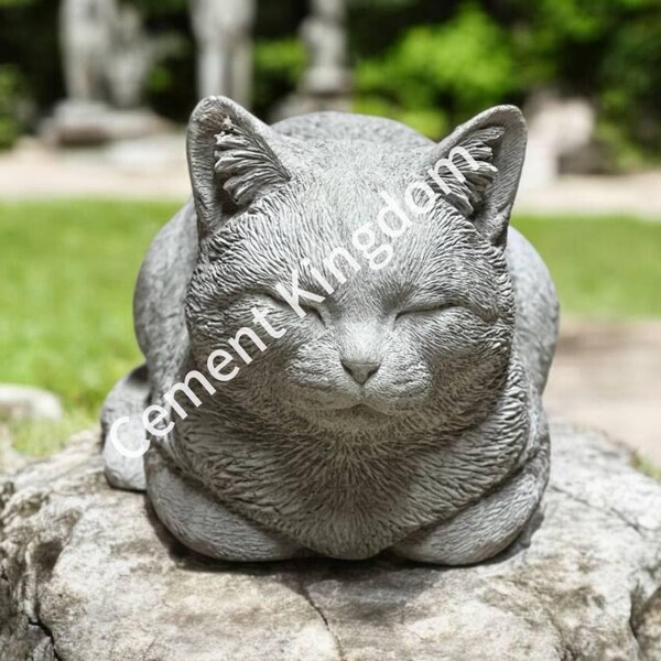 Ceramic Cat Sculpture - Etsy