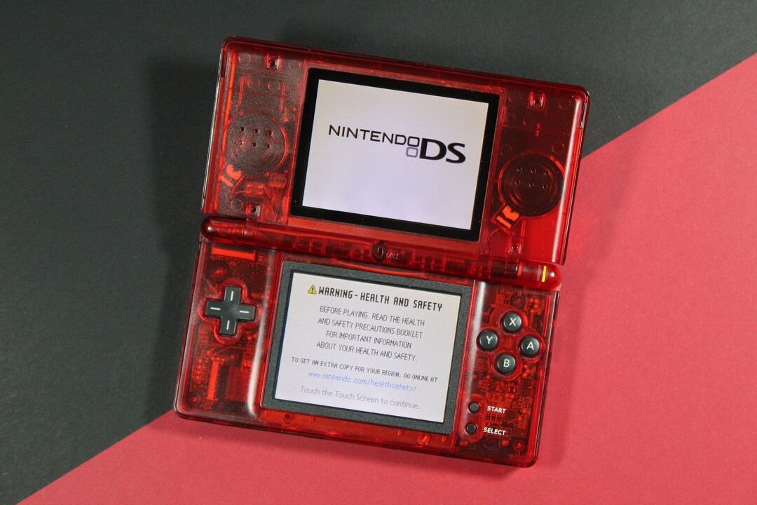 Custom Nintendo DS Lite Original NDSL Modded Console With New Clear ...