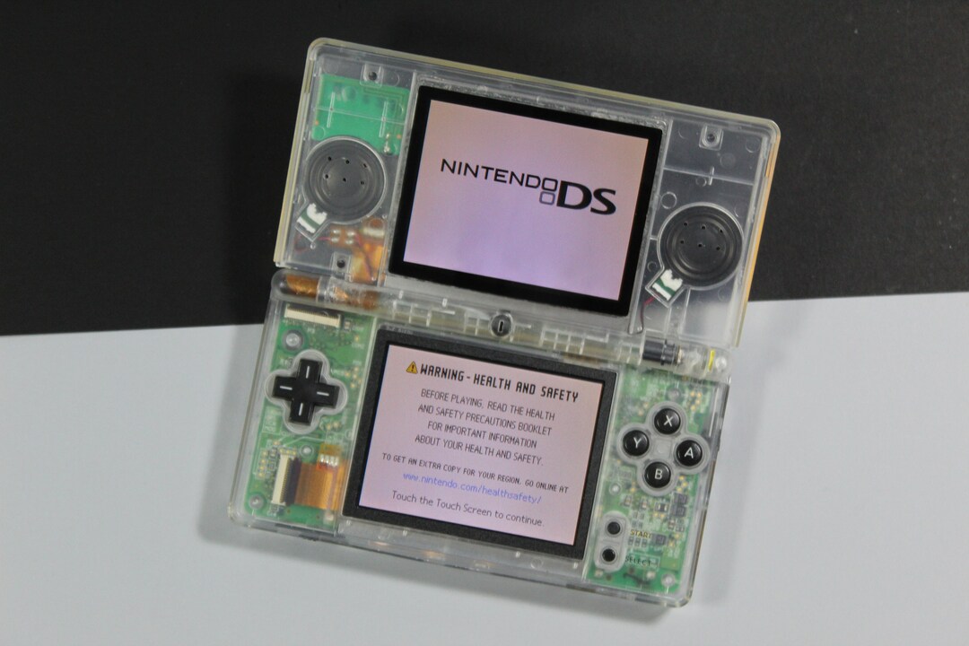 Custom Nintendo DS Lite Original NDSL Modded Console With New Clear ...