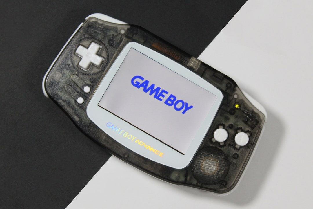 Custom Nintendo Gameboy Advance GBA Mod Refurbished Console With Black ...