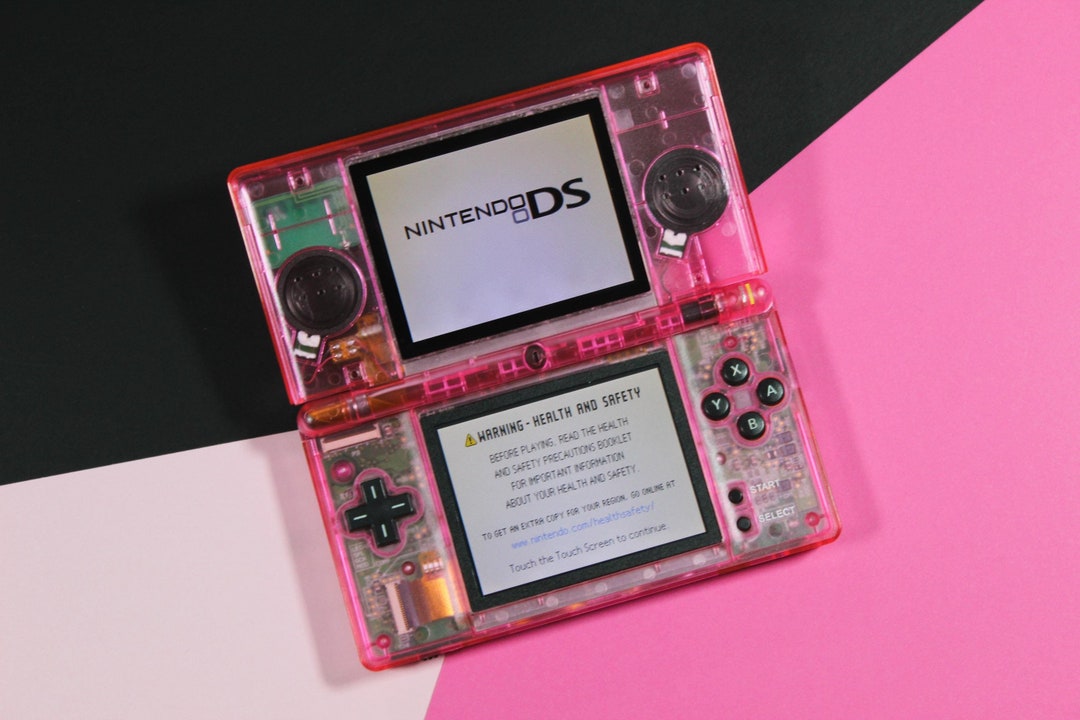 Nintendo DS Lite Mod Custom NDSL Mod Console Reshelled With New Clear ...