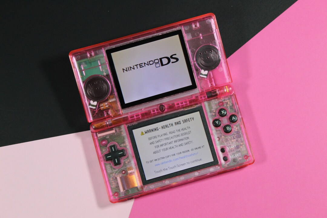 Custom Nintendo DS Lite Original NDSL Modded Console With New Clear ...
