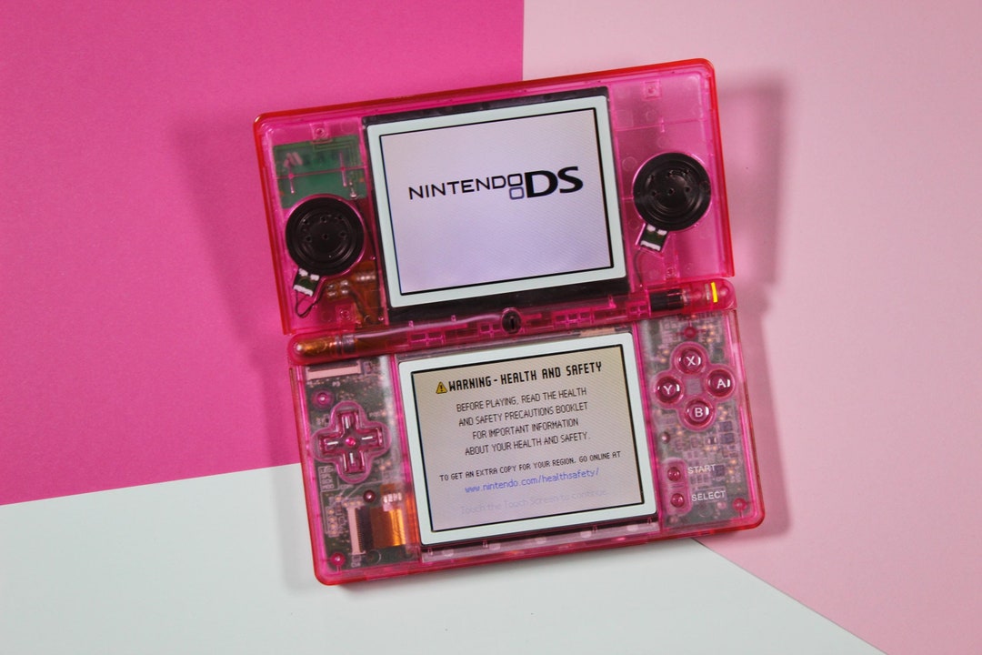 Nintendo DS Lite Custom NDSL Mod Console Reshelled With New Clear ...