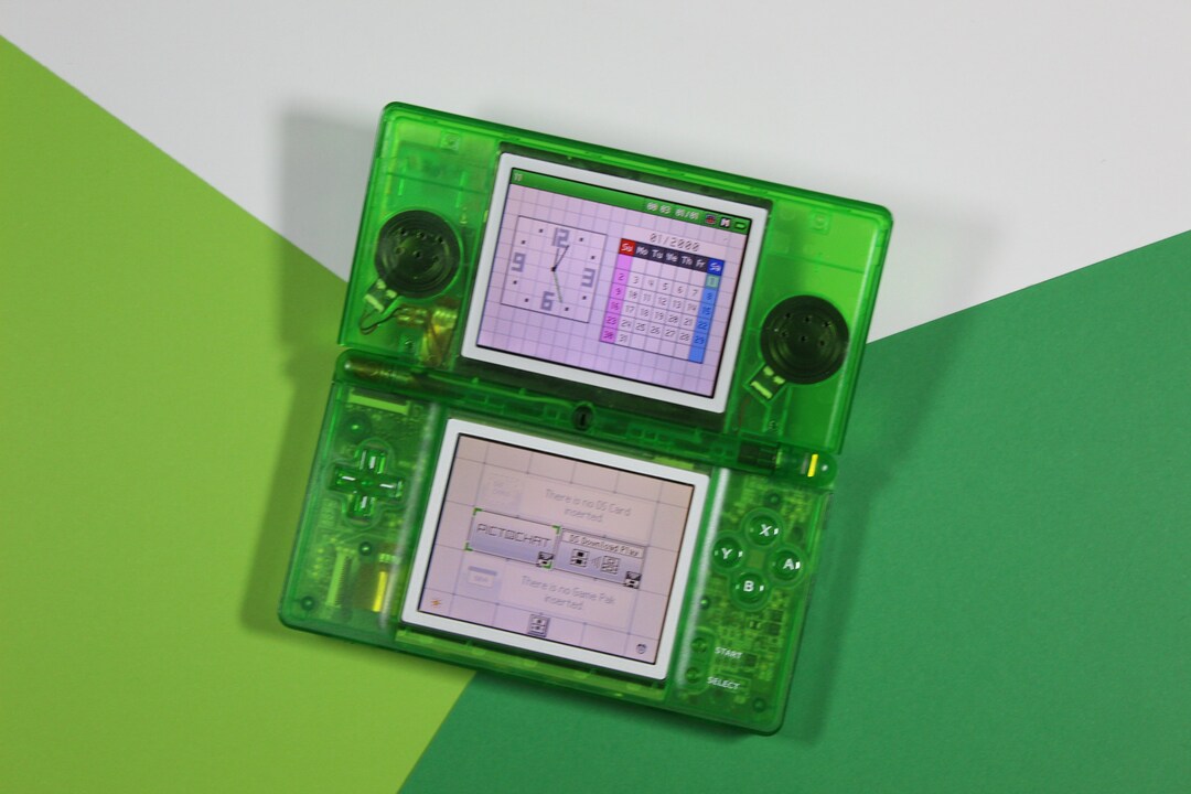 Custom Nintendo DS Lite Original NDSL Modded Console With New Clear ...