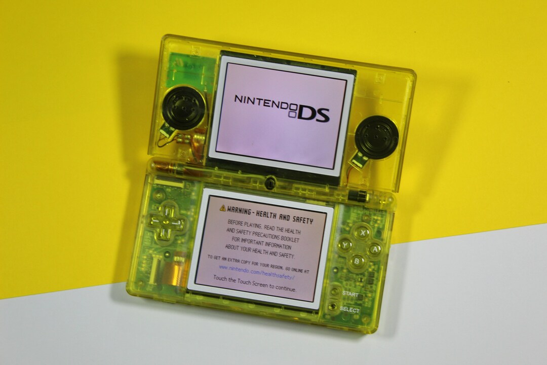 Custom Nintendo DS Lite Original NDSL Modded Console With New Clear ...