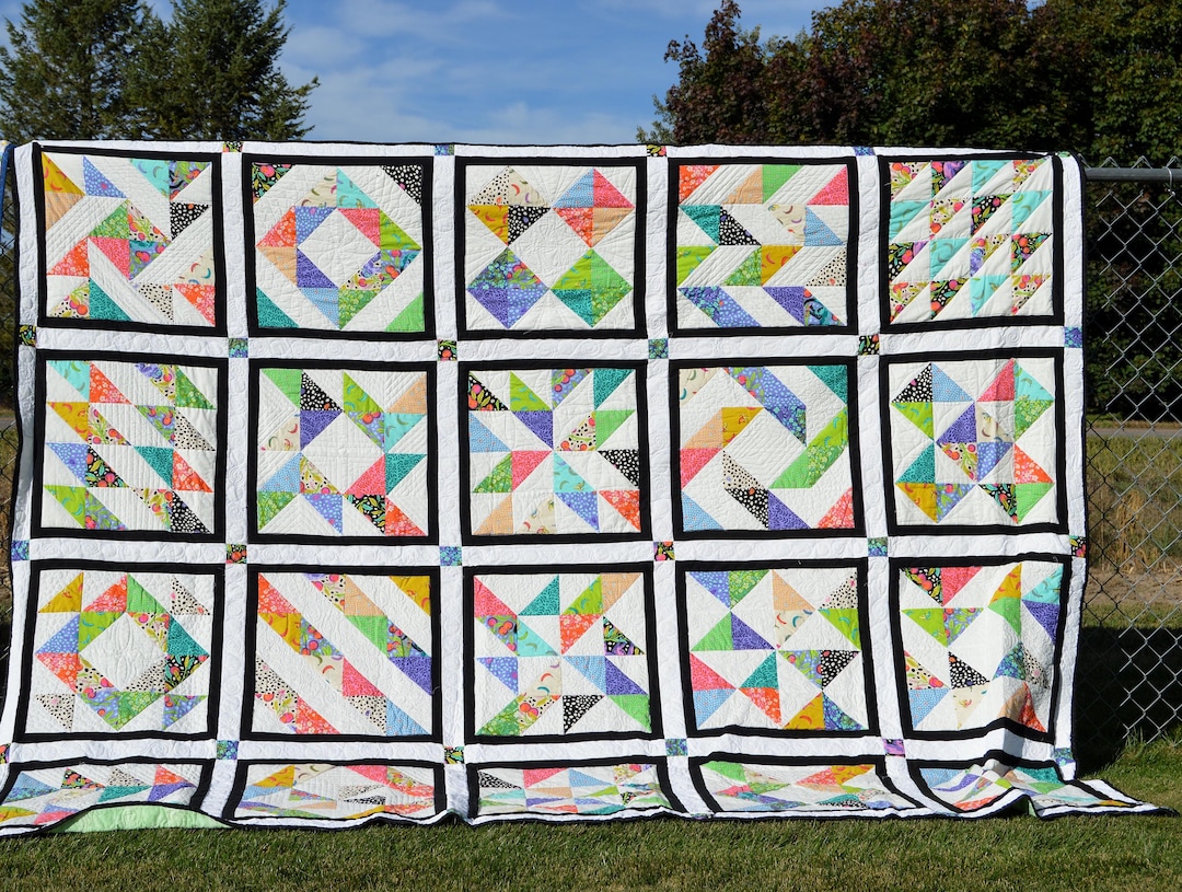 Half Sqaure Triangle Sew Along - Etsy