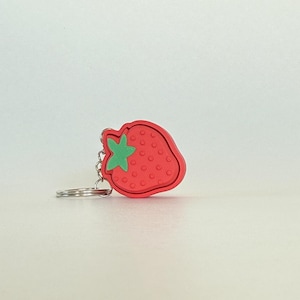 Strawberry Fidget Keychain: Clicky Keyboard Switch - Etsy