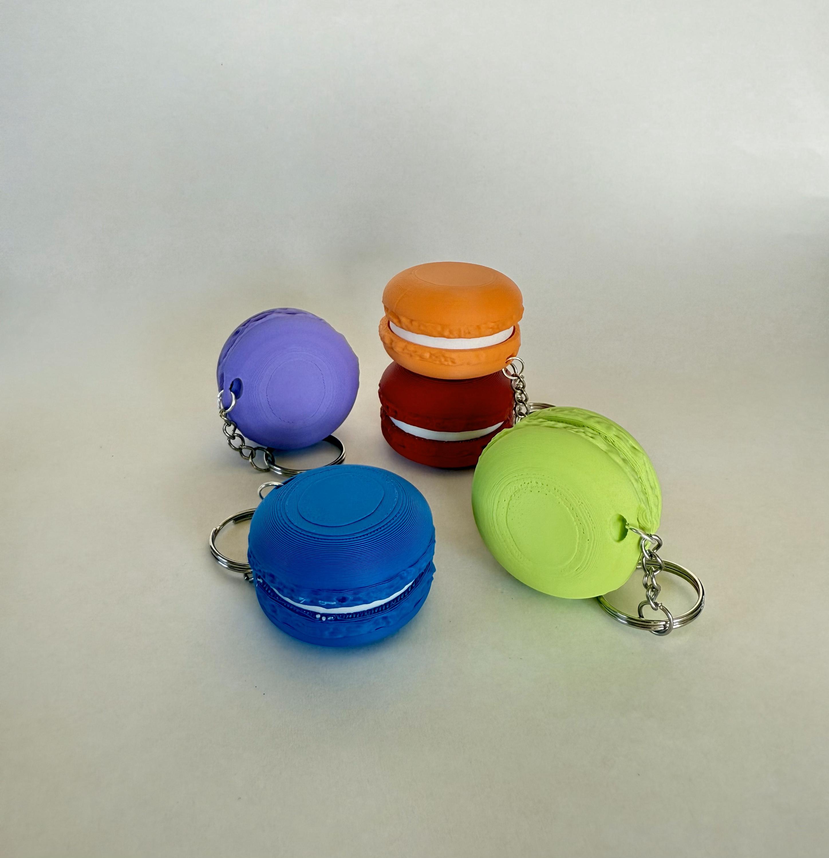 Macaron Fidget Keychain: Clicky/quiet Switches - Anxiety Relief Toy - Etsy