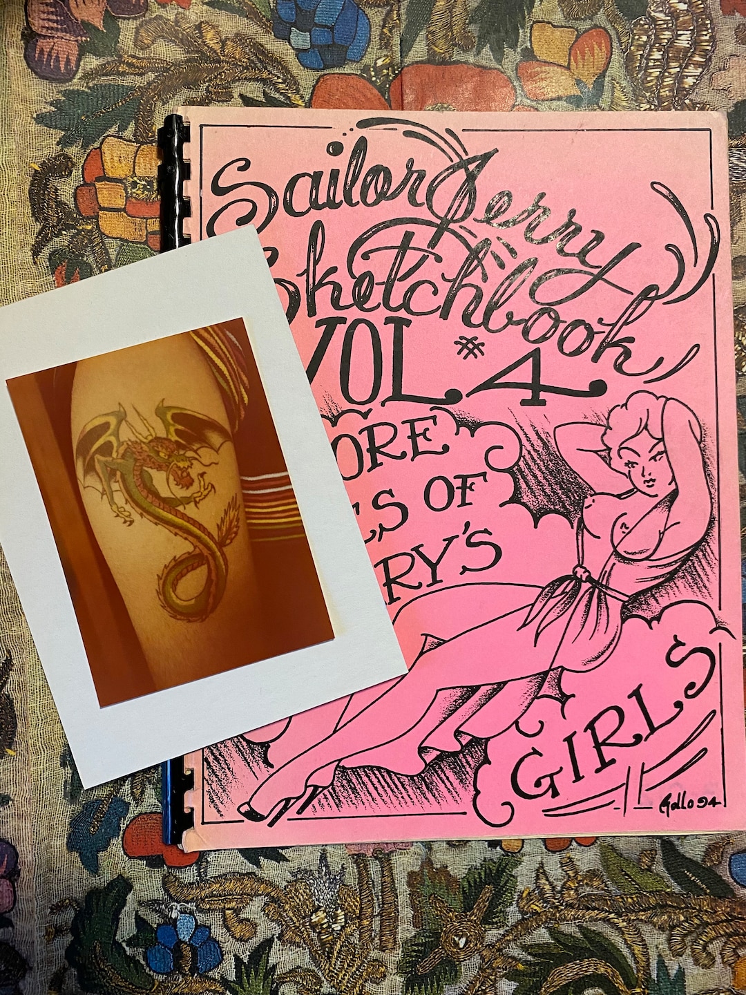 First Edition 1994 Malone Pinup Sailor Jerry Girls Signed by L. Mclain ...