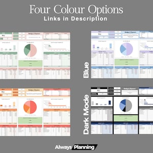 Monthly Budget Excel Spreadsheet Template Monthly Budget Planner Google ...