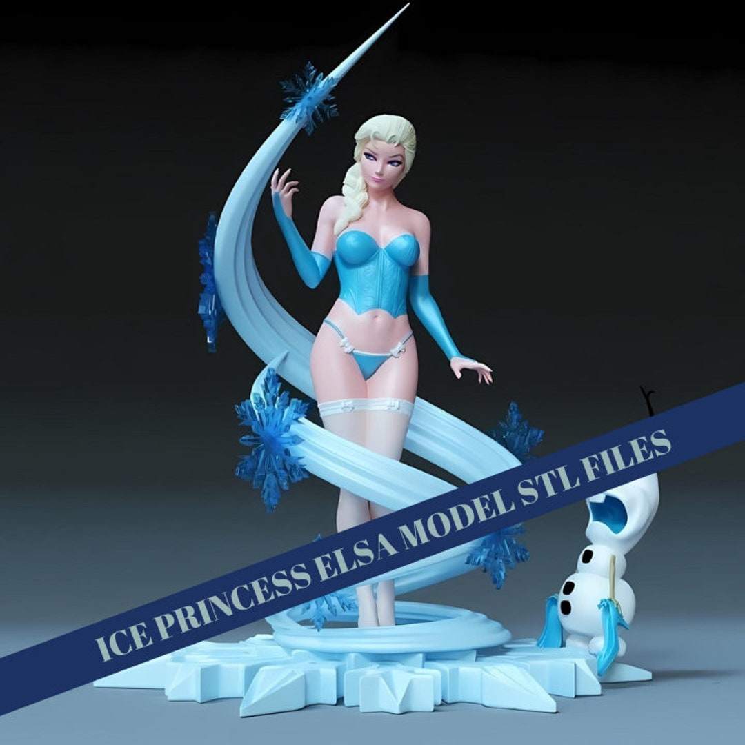 Ice Princess Stl File for 18, 3D Digital STL File,3d Model,3d Printer Model, Diaroma STL File ...