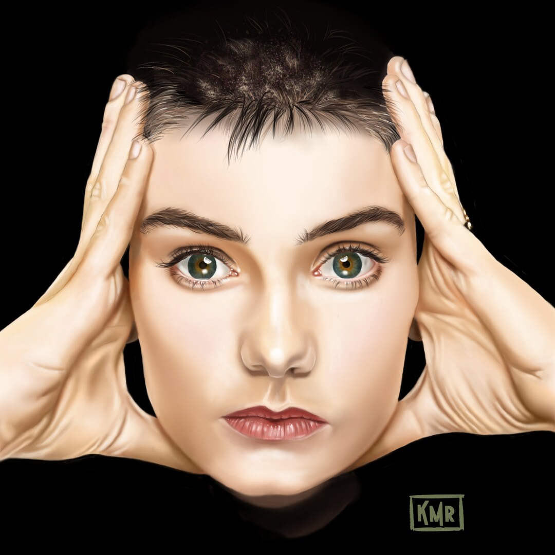 Sinead O'connor, Icon. Digital Portrait - Etsy