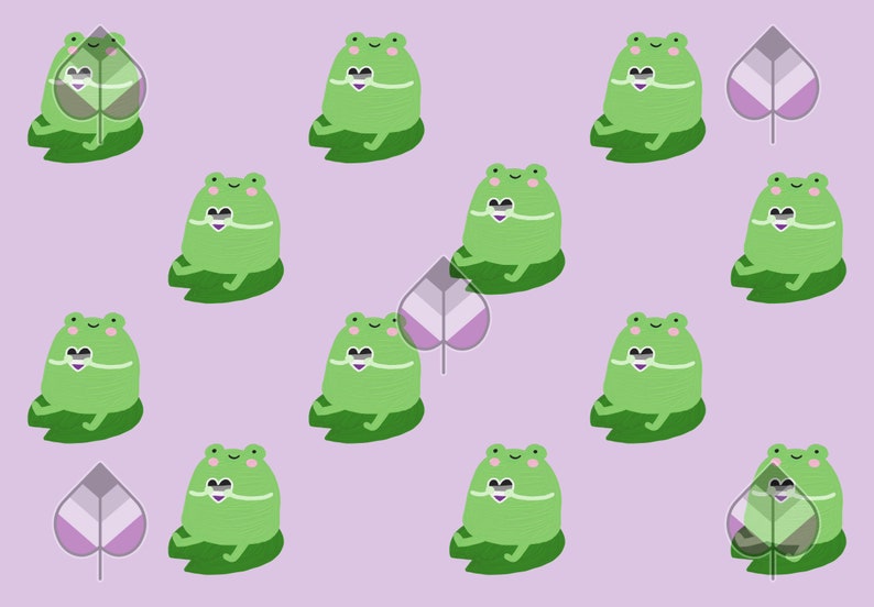 Ace Frog Tablet Wallpaper, Pride Flag Patterned iPad Background ...