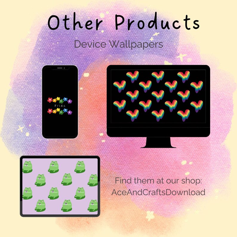 Ace Frog Tablet Wallpaper, Pride Flag Patterned iPad Background ...