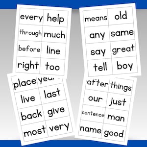 Printable Fry Second 100 Sight Words Flashcards With Words List. Prek ...