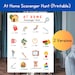At Home Scavenger Hunt for Kids, Indoor Scavenger Hunt, Fun Indoor ...