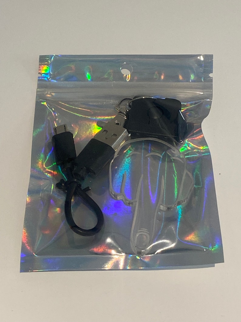 Middle Finger LED Keychain / Keyring - Etsy