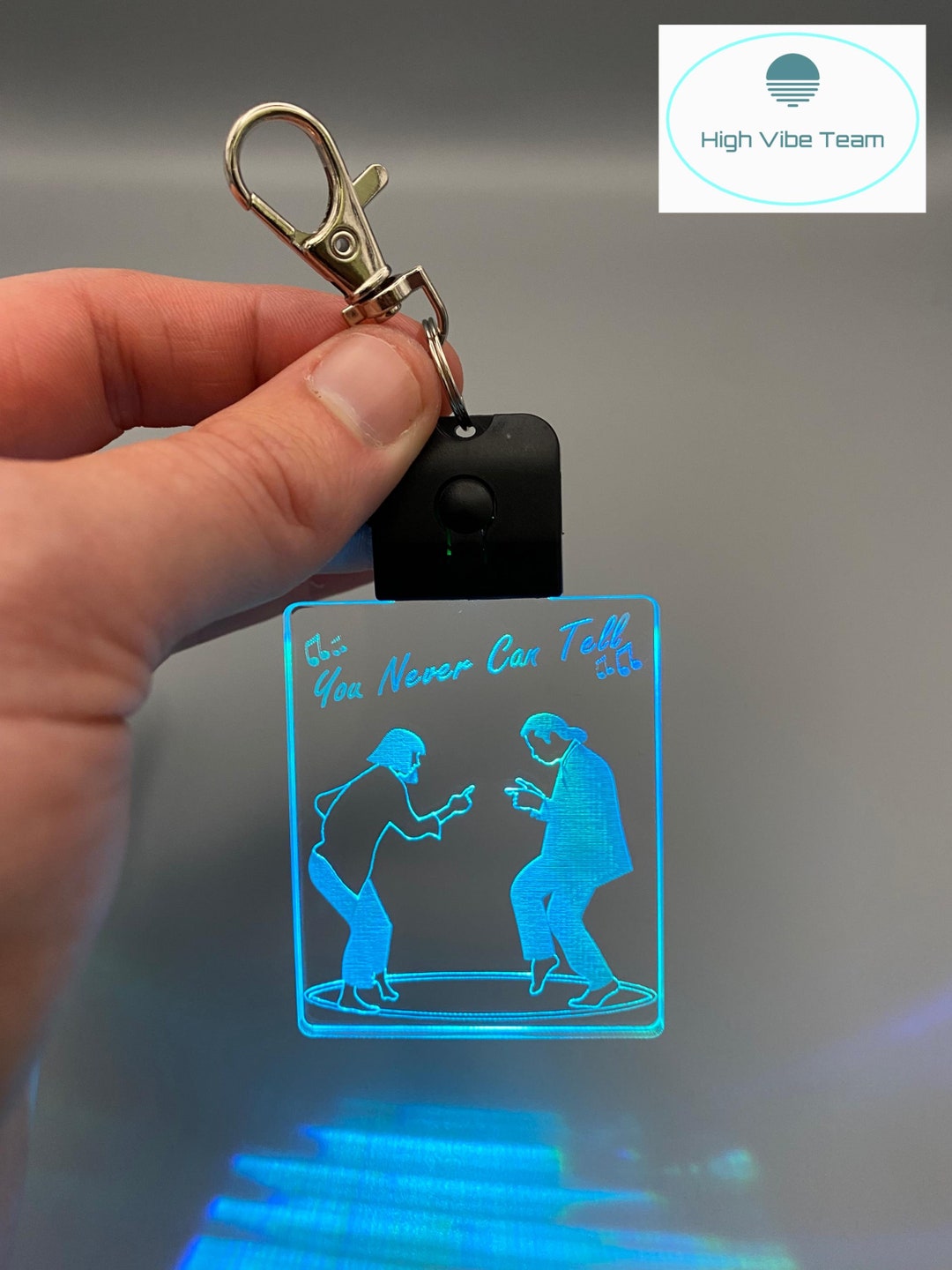 Pulp Fiction LED Keychain / Keyring - Etsy