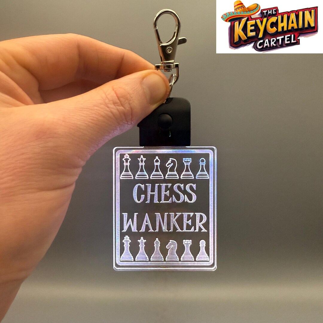 Chess Wanker LED Keychain / Keyring - Etsy UK