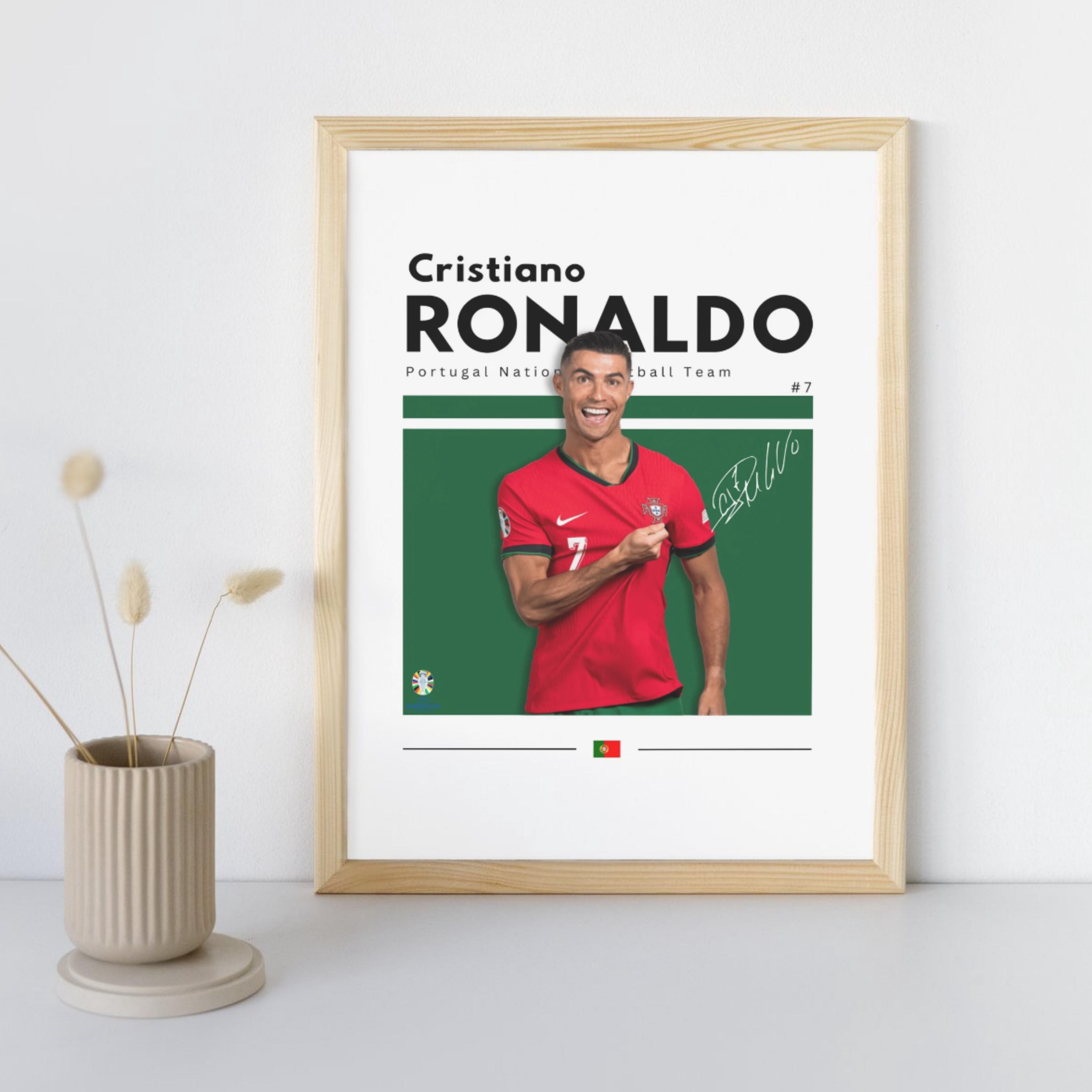 Football Superstar Poster Set: Soccer Player Prints (digital Download ...