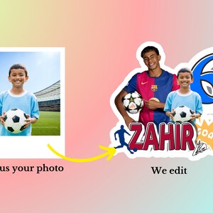 Personalized Lamine Yamal Cake Topper: Custom Soccer Birthday (PDF ...