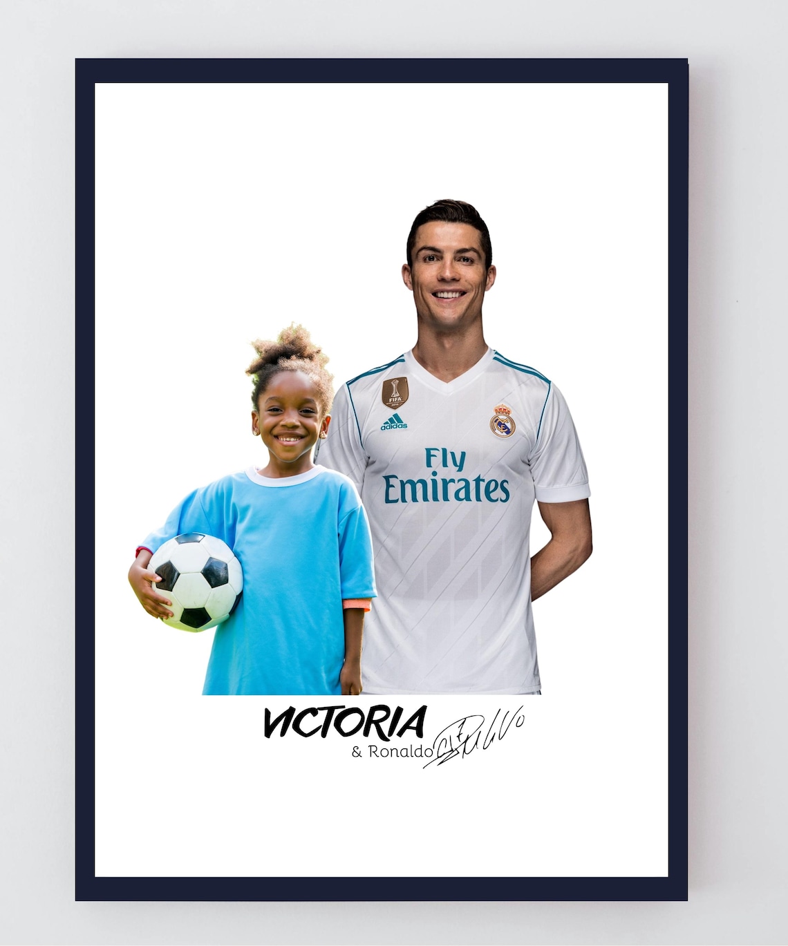 Personalized Ronaldo Poster: Custom Photo Gift (digital A3 Print) - Etsy