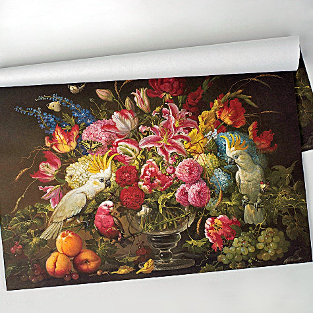 Hester & Cook Floral Placemats 30 Placemats Great for Crafting, Gift ...