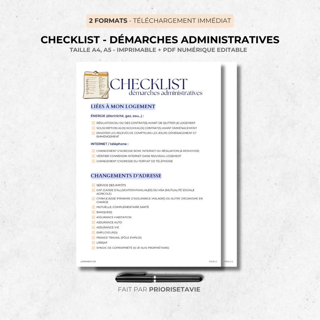 Administrative Procedures Checklist: Dont Miss Any Formalities Before ...