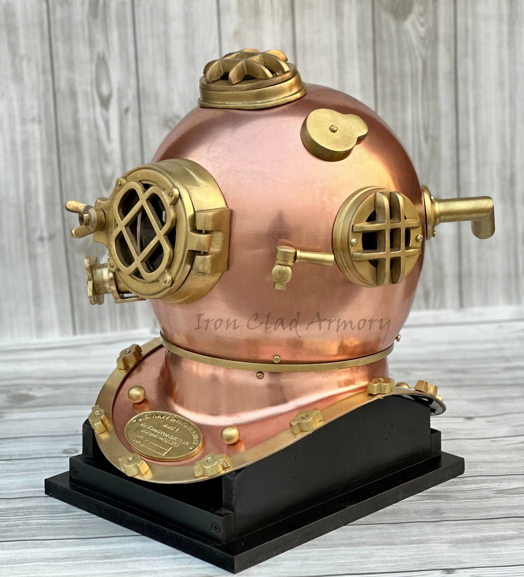 Commando Copper Scuba Diving Helmet Divers Brass Marine Helmet Nautical ...