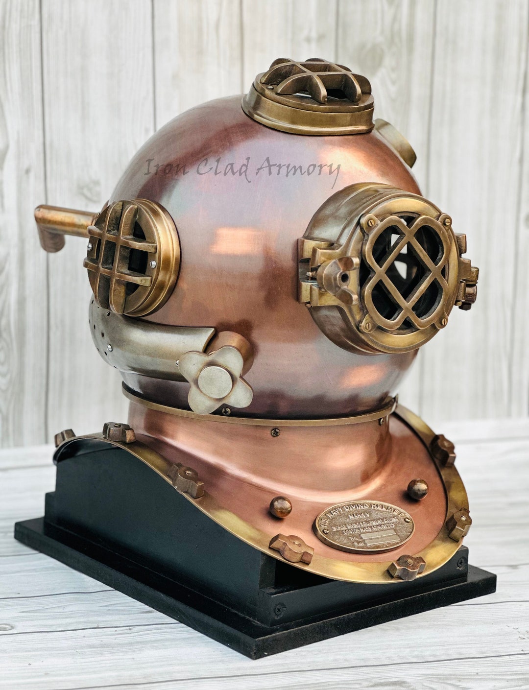 Commando Scuba Diving Helmet Divers Brass Marine Helmet Mark V 18"inch ...