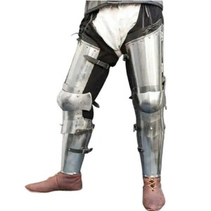 Gothic Leg Armor Greaves Medieval Armor Steel Leg Knee Guard 18 Guage ...