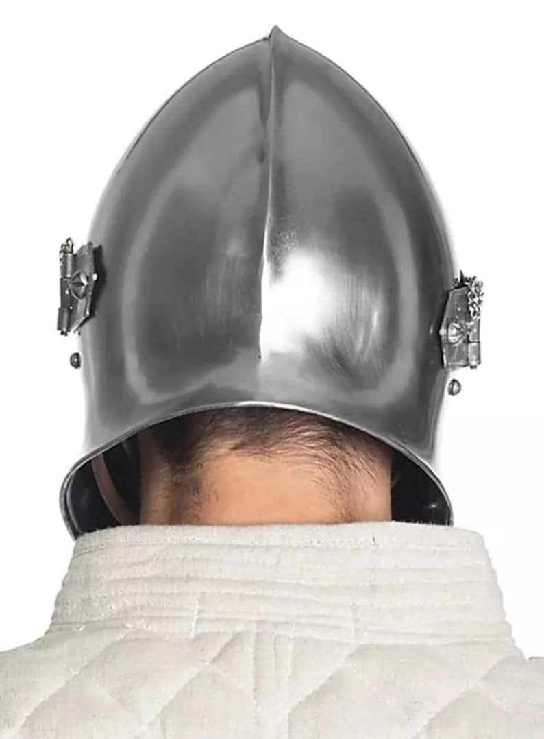 Medieval Barbute Helmet Visor Helmet Steel Knight Wearable Barbuta ...