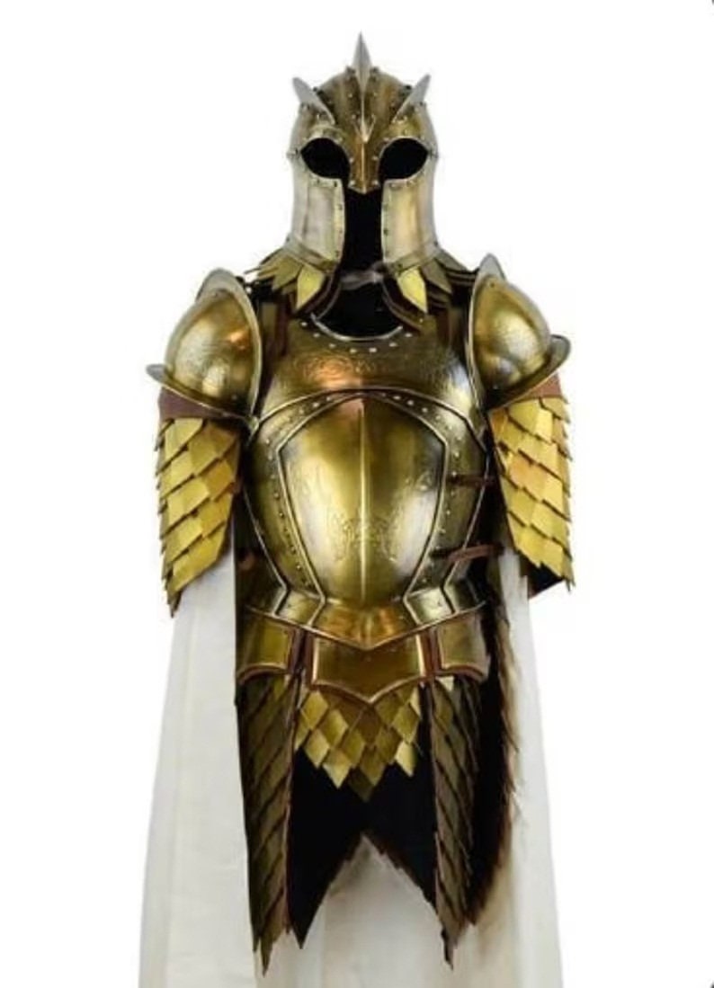 King Guard Suit Lord of the Ring Cosplay Costume Armour Medieval Steel ...