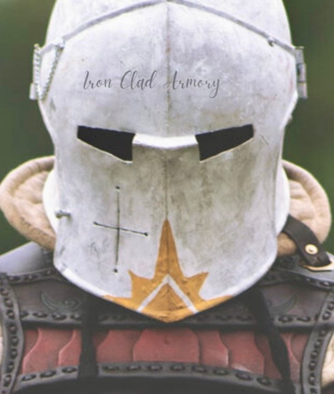 Medieval Barbuta Helmet Barbute Visor Knight Helmet Steel Wearable ...