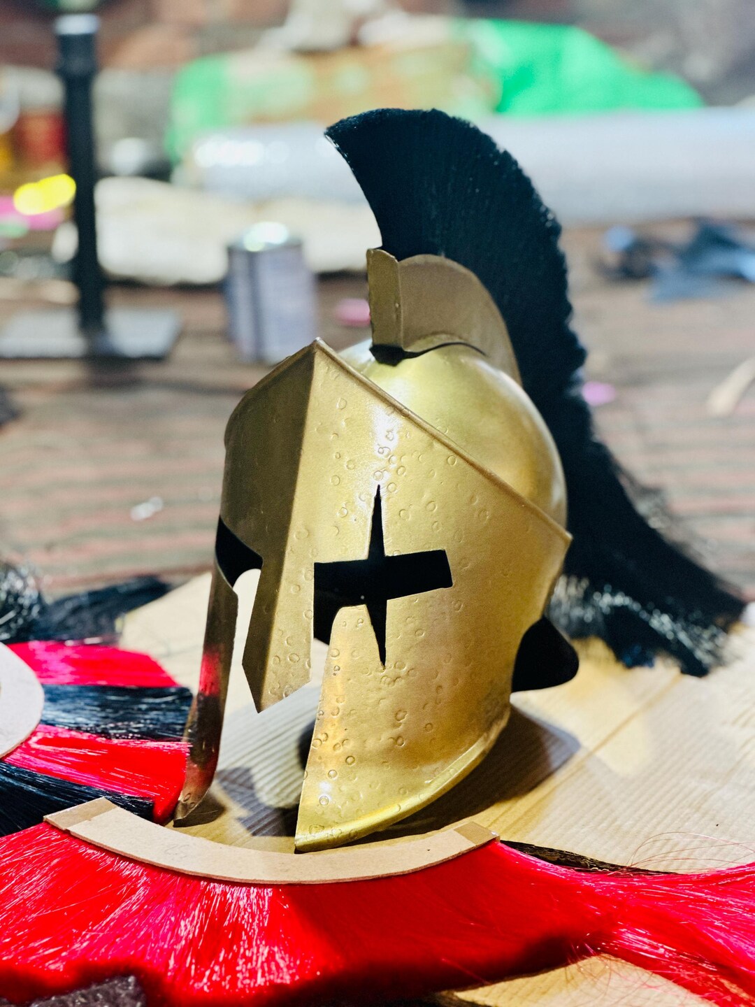 Battle Edition Spartan Helmet 300 Movie Medieval Great King Leonidas ...