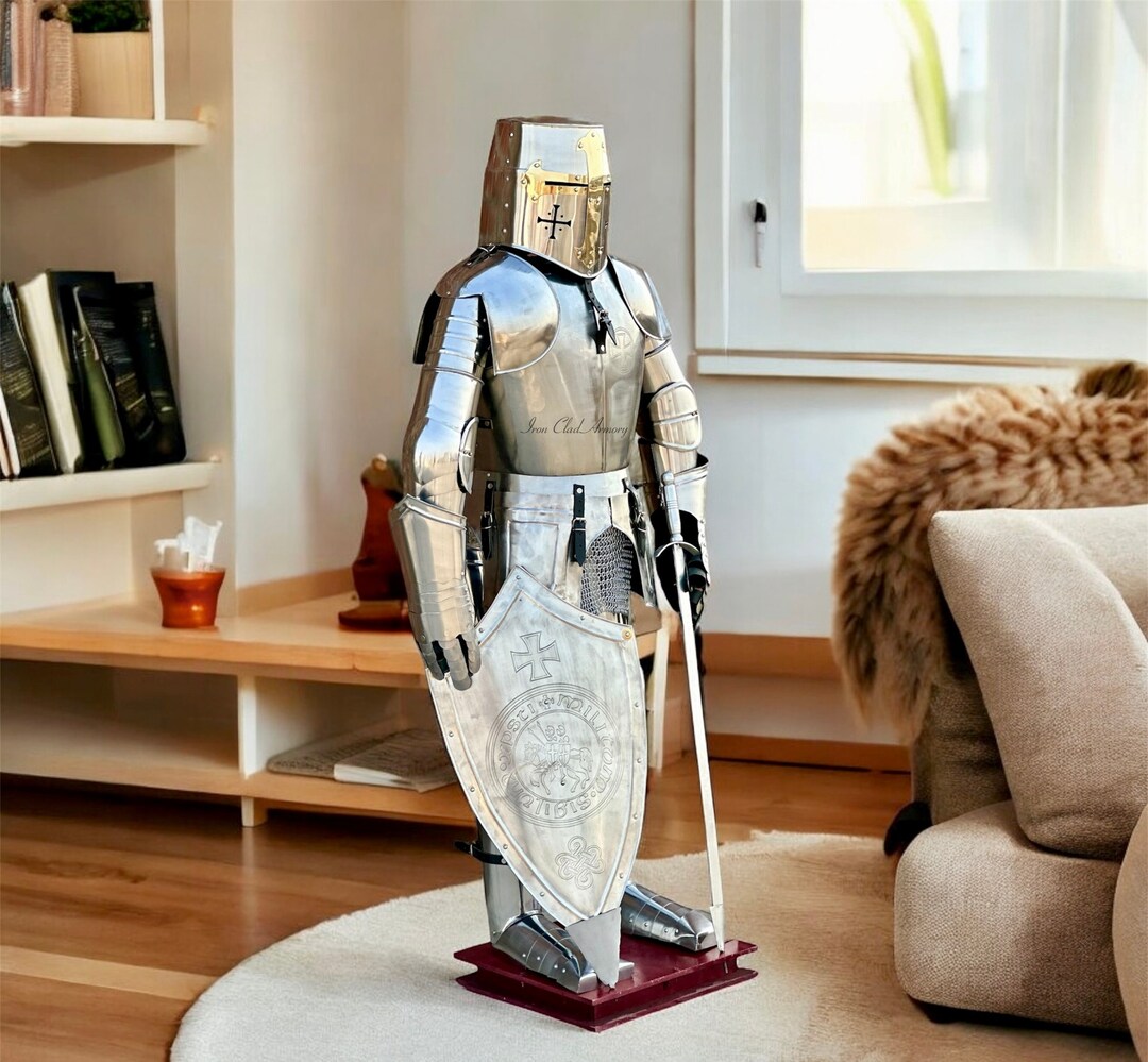Medieval Armor Suit Knight Batle Ready Steel Full Suit of Armor ...