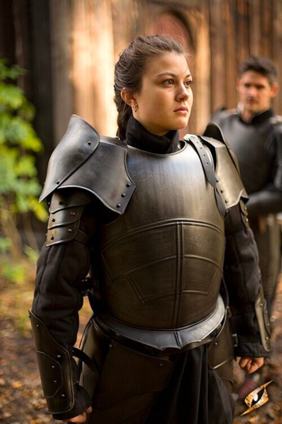 Undead Lady Knight Full Armor Suit Medieval Steel Cuirass Blackened ...